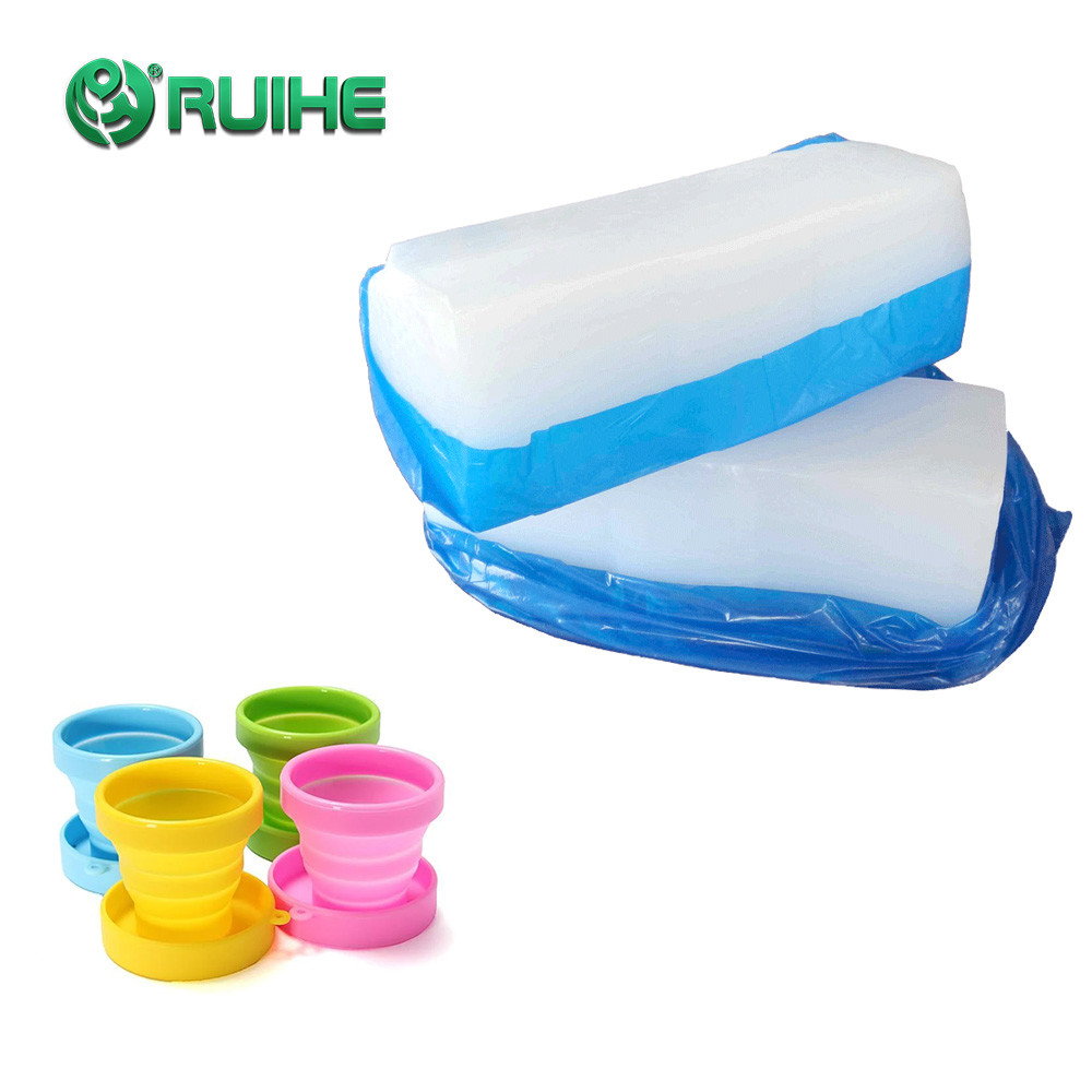 DBPH Capa plegable de goma de silicona HTV curada 10-80 de dureza